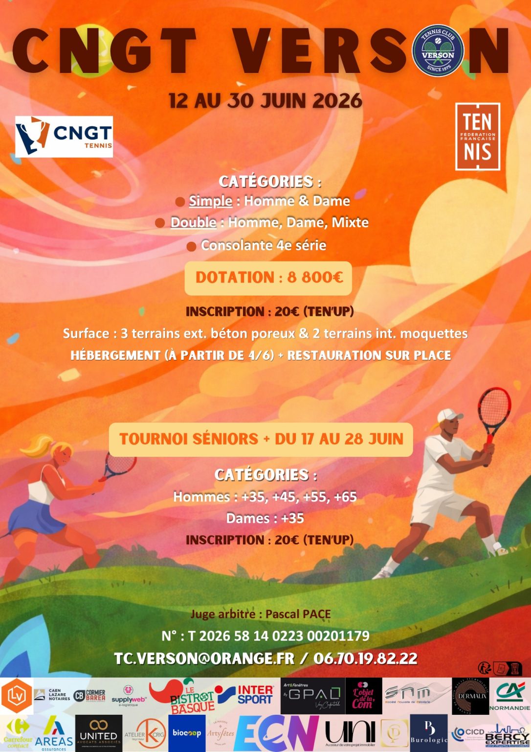 Tournoi CNGT - Verson - Ville de Verson